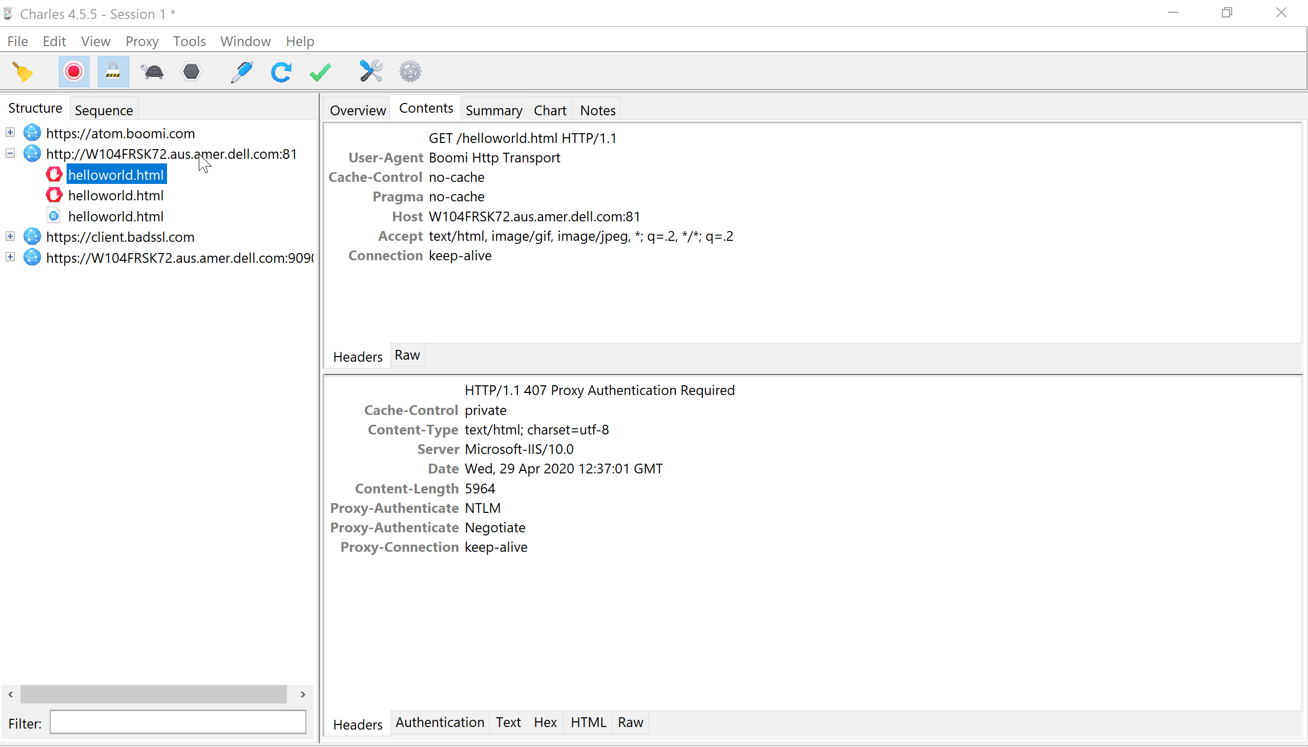 Article Client Connector Using Authentication Type Ntlm Authentication Fails With Ntlm