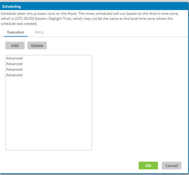 Article: Setting Schedules using the Advanced Schedule Capabilty - Boomi Community
