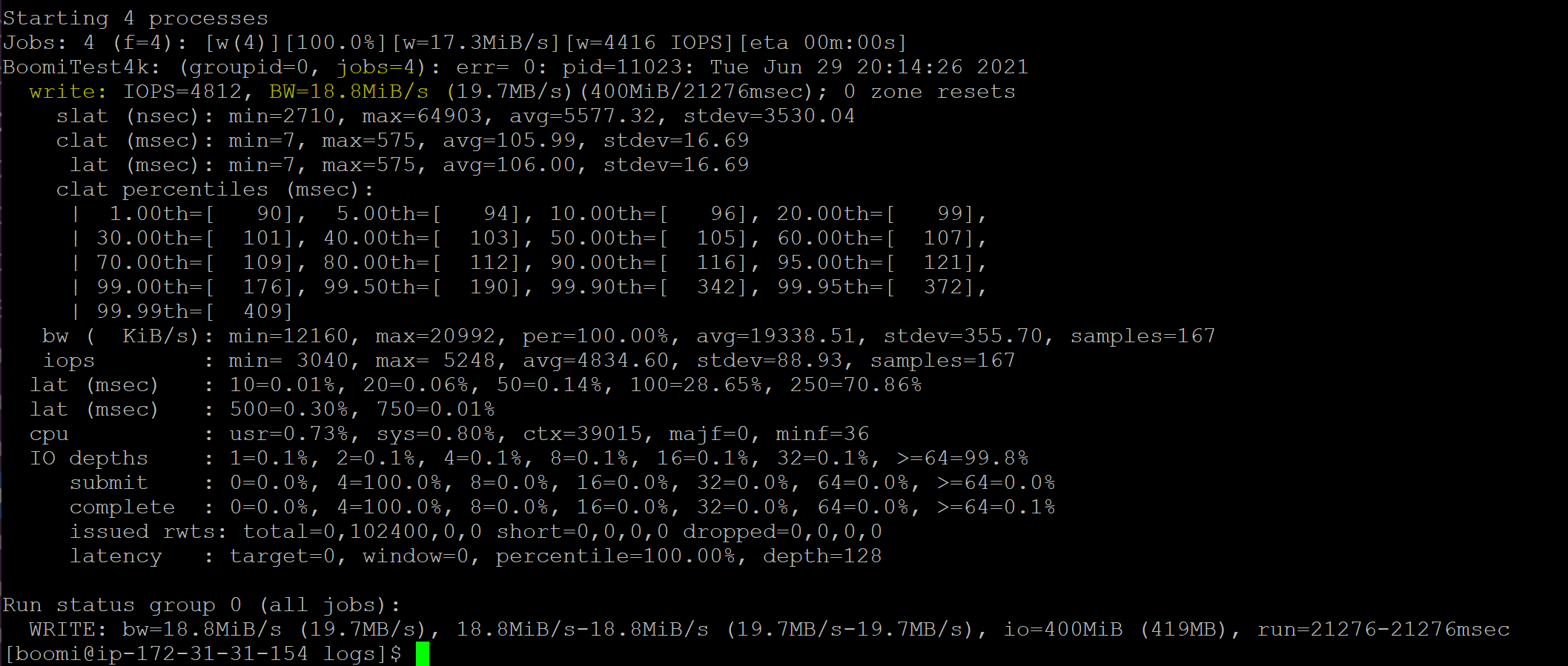 Article: Linux Storage Subsystem performance benchmarking using FIO - Boomi Community