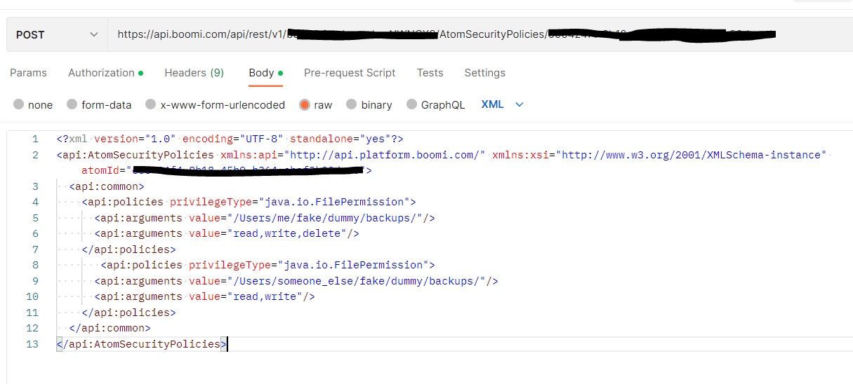 Article: How the Security Policy API Works - Boomi Community