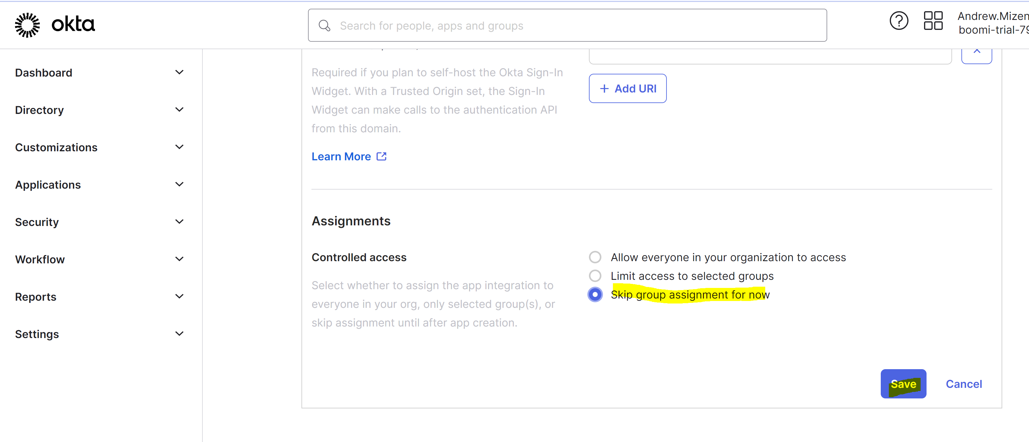 Article Jwt Authentication With Okta Quickstart Guide Boomi Community