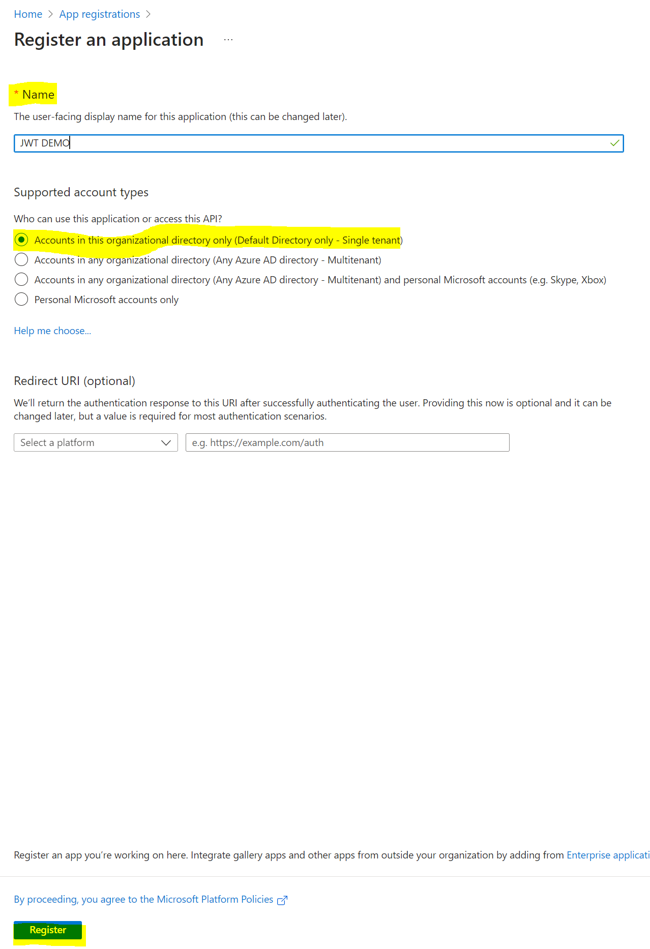 Article: JWT Authentication with Azure AD Quickstart Guide - Boomi ...