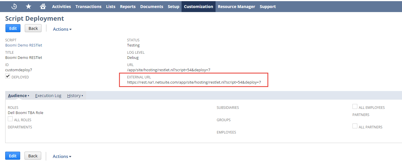 Article: How to call a NetSuite RESTlet web service - Boomi Community
