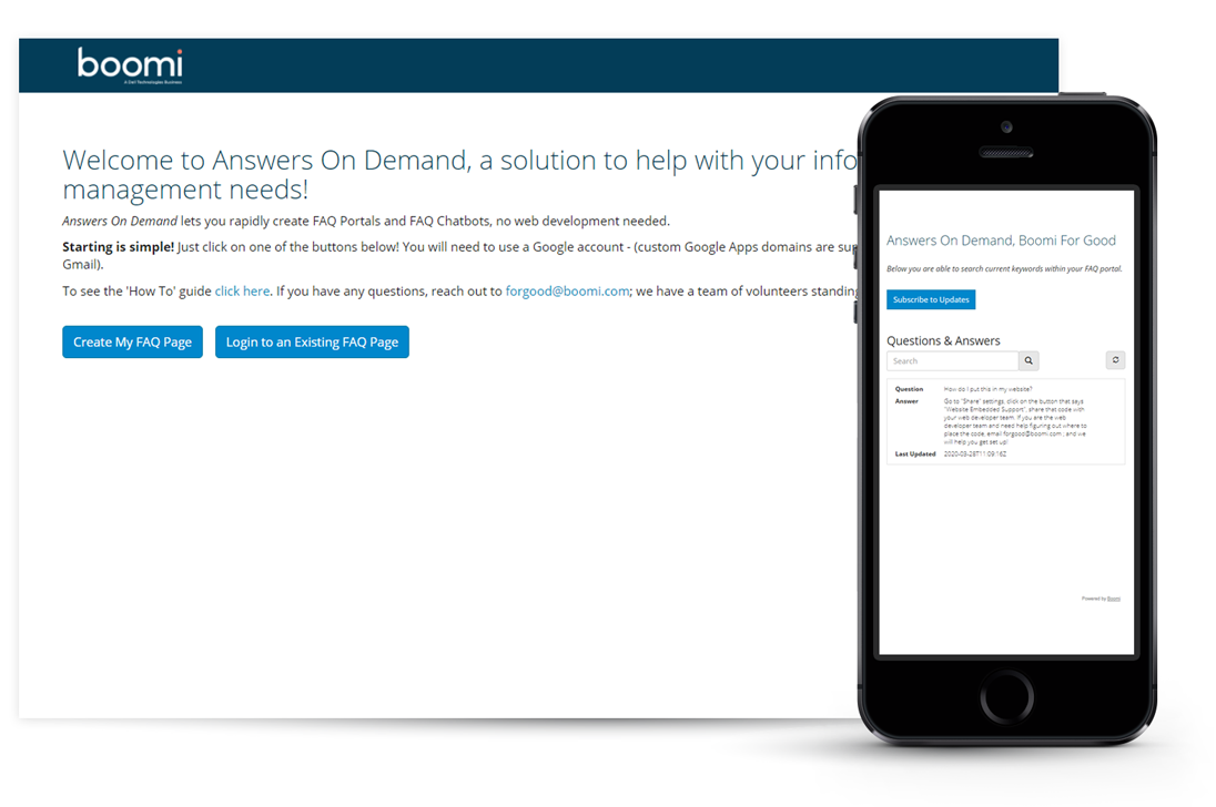 Article: Boomi offers a free solution, Answers On Demand, to help ...