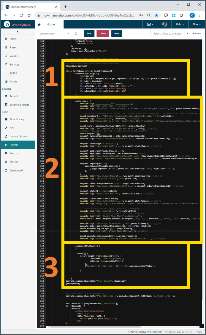 Article: Custom Component - Dynamic Navigation - Boomi Community