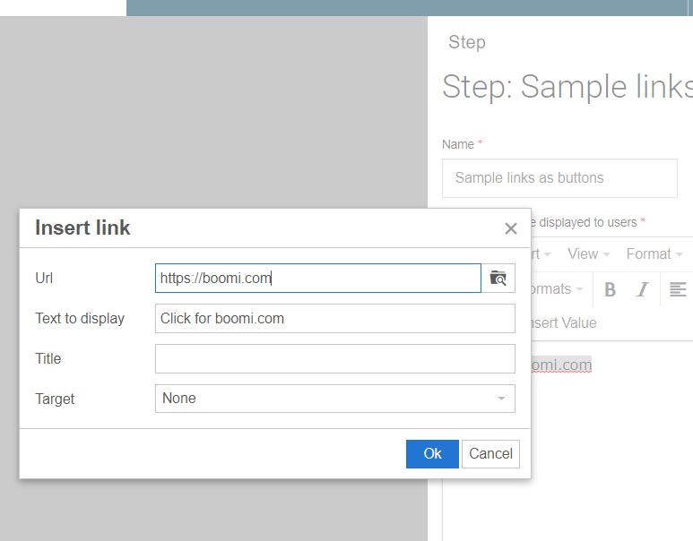 Article: Presenting flow links as buttons - Boomi Community