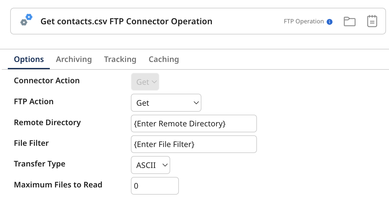 Article Recipe Send Flat Files From An Ftp Server To Salesforce To Create Contacts Boomi 