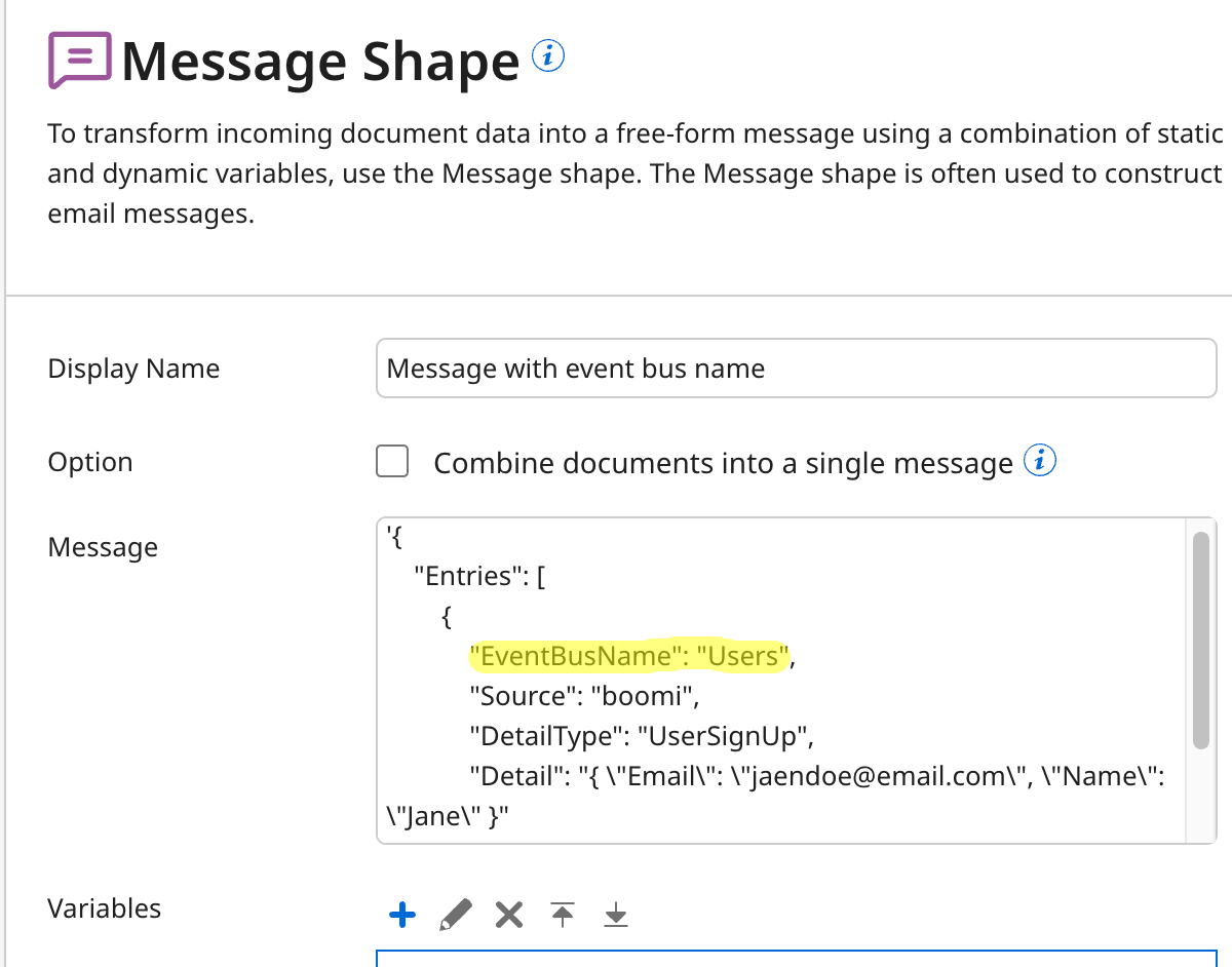 Article: Recipe: Connect with Amazon EventBridge - Boomi Community