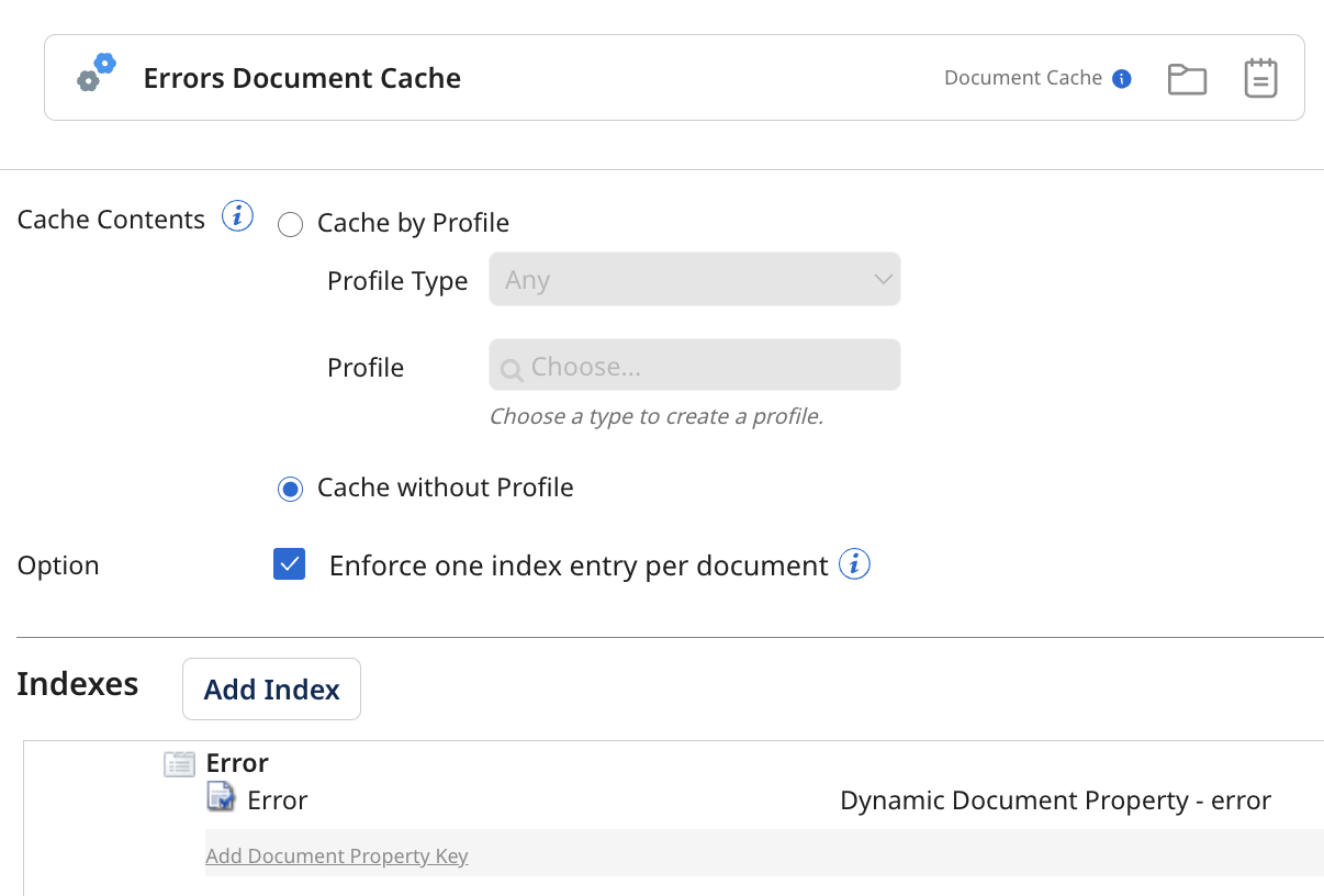 Article: Recipe: Start working with Document Cache - Boomi Community