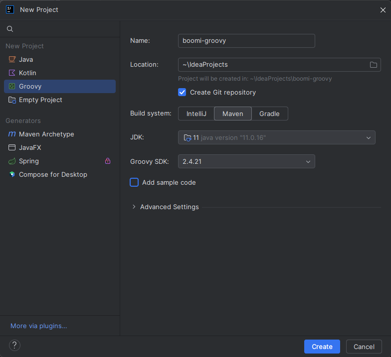 Article: Setting up IntelliJ to Test Groovy Code in Boomi - Boomi Community
