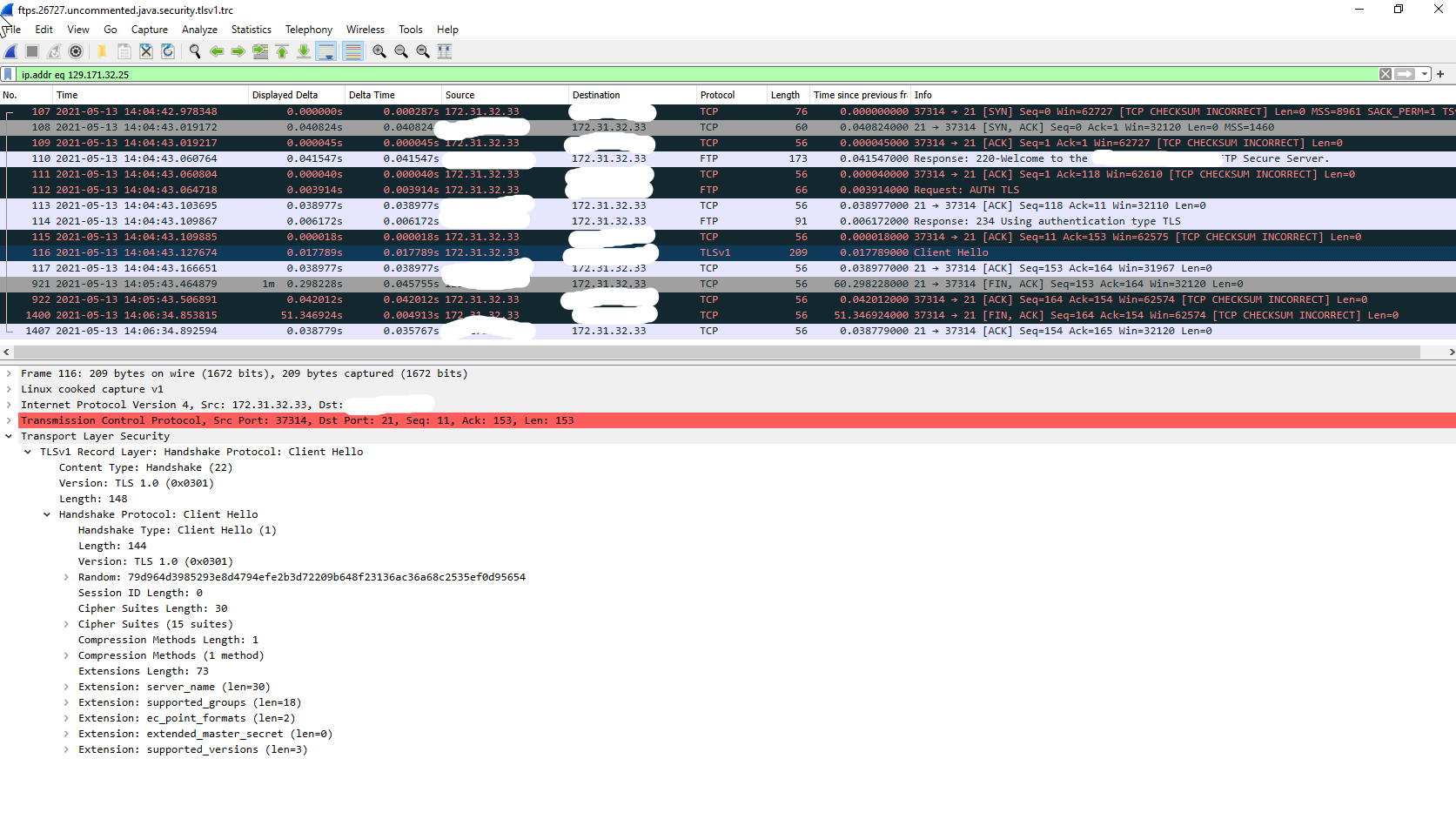 Article: FTPS connector fails with "com.boomi.connector.ConnectorException: Error setting up FTP ...