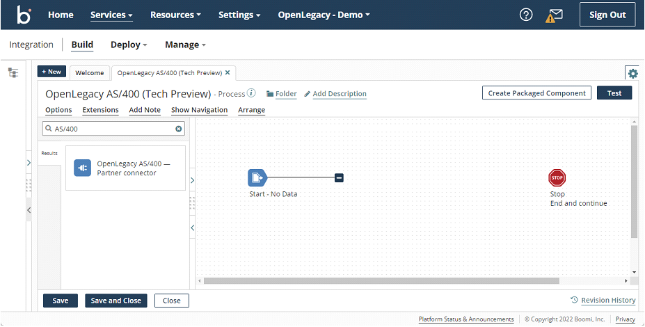 Article: Getting started with the OpenLegacy AS/400 - Partner Connector - Boomi Community