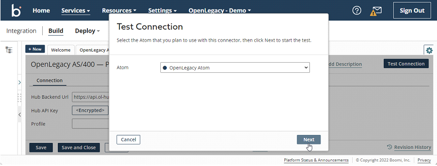 Article: Getting started with the OpenLegacy AS/400 - Partner Connector - Boomi Community