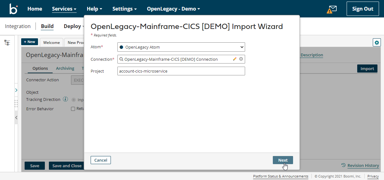 Article: Getting started with the OpenLegacy Mainframe CICS - Partner ...