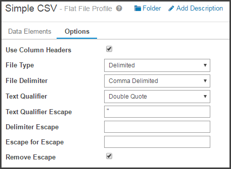 Article: How to configure a Flat File Profile for CSV files including ...