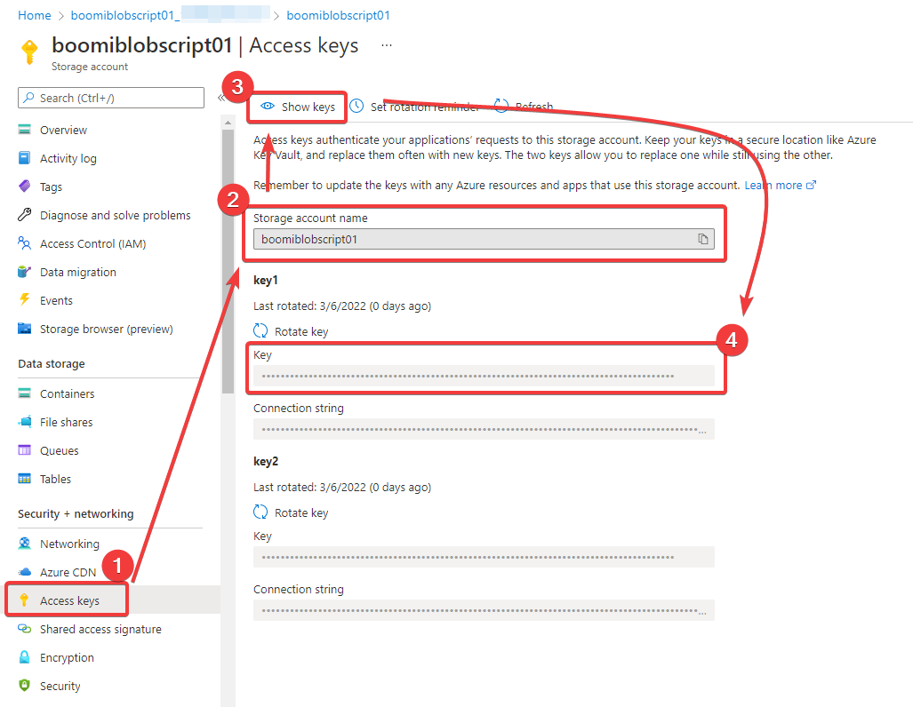 Article How To Create A Azure Blob Shared Access Signature Sas Token Boomi Community