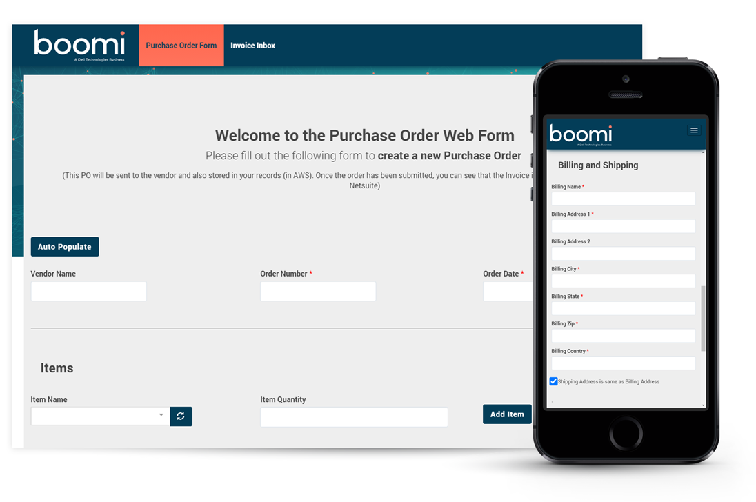 Article: EDI Web Forms and Purchase Order Automation - Boomi Community