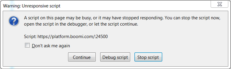Article Browser Script May Be Busy Error Boomi Community