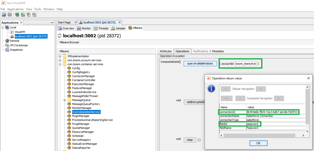 Article: Change connector passwords directly to a local Atom using ...