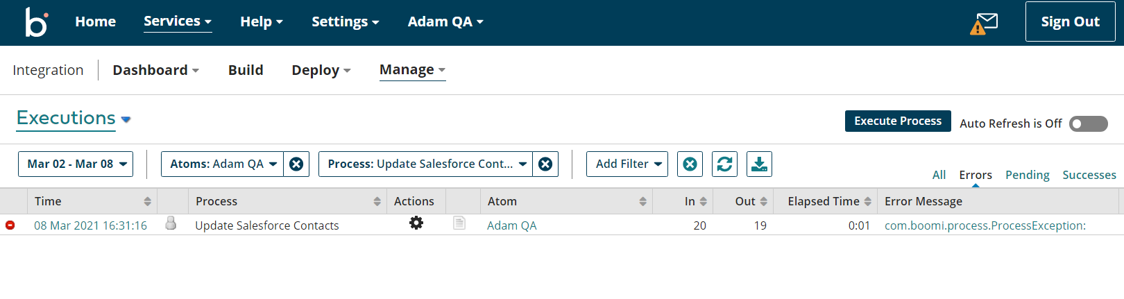 Article How To Get Integration Process Execution Details With The