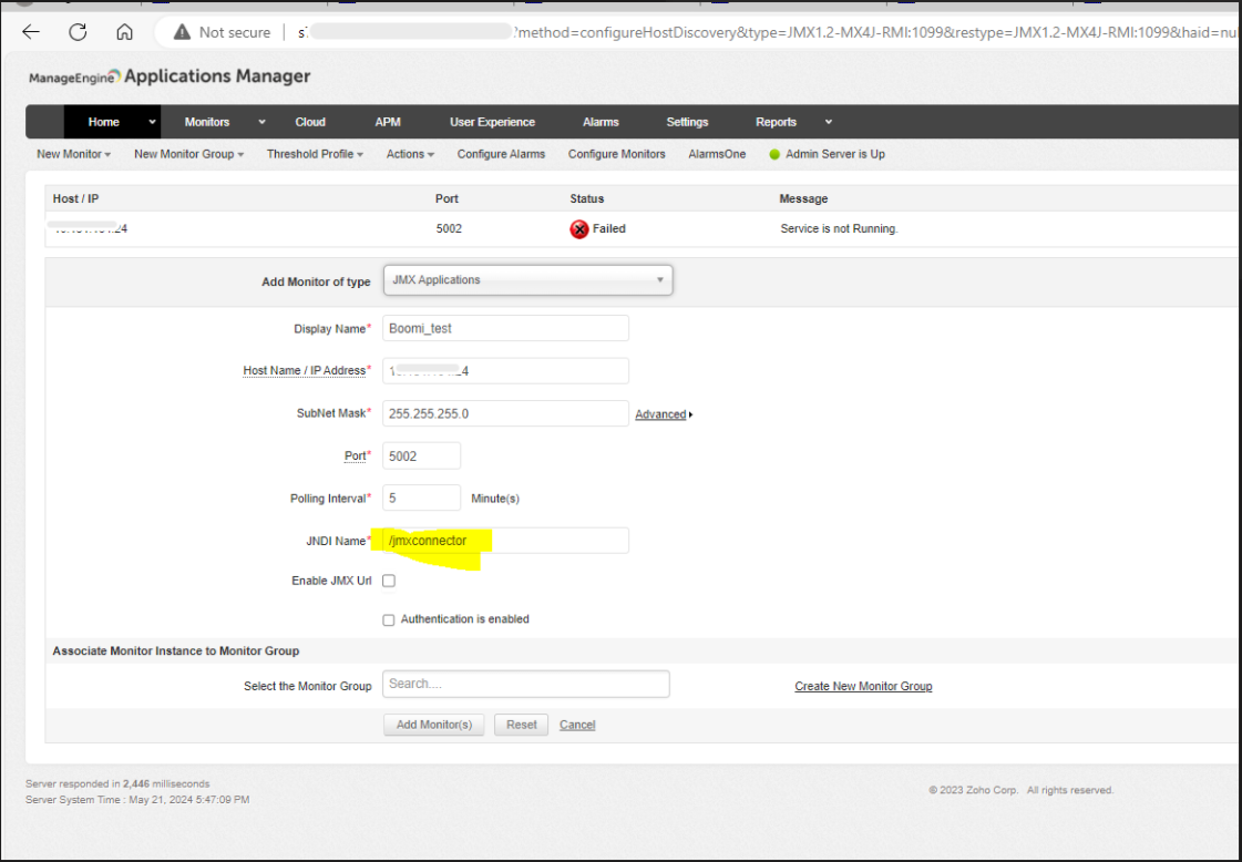 Article: Runtime cluster Monitoring using JMX in Manage Engine ...