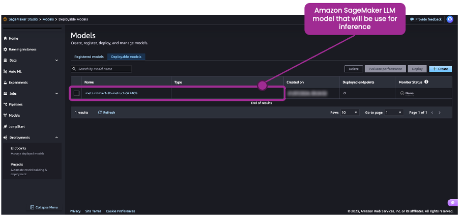 Article: Invoking LLM Model deployed in AWS SageMaker by using Boomi's AWS Lambda connector and ...