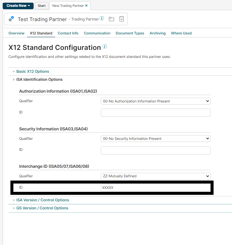 Article: Error EDI not processed. Receiving Partner does not match ...