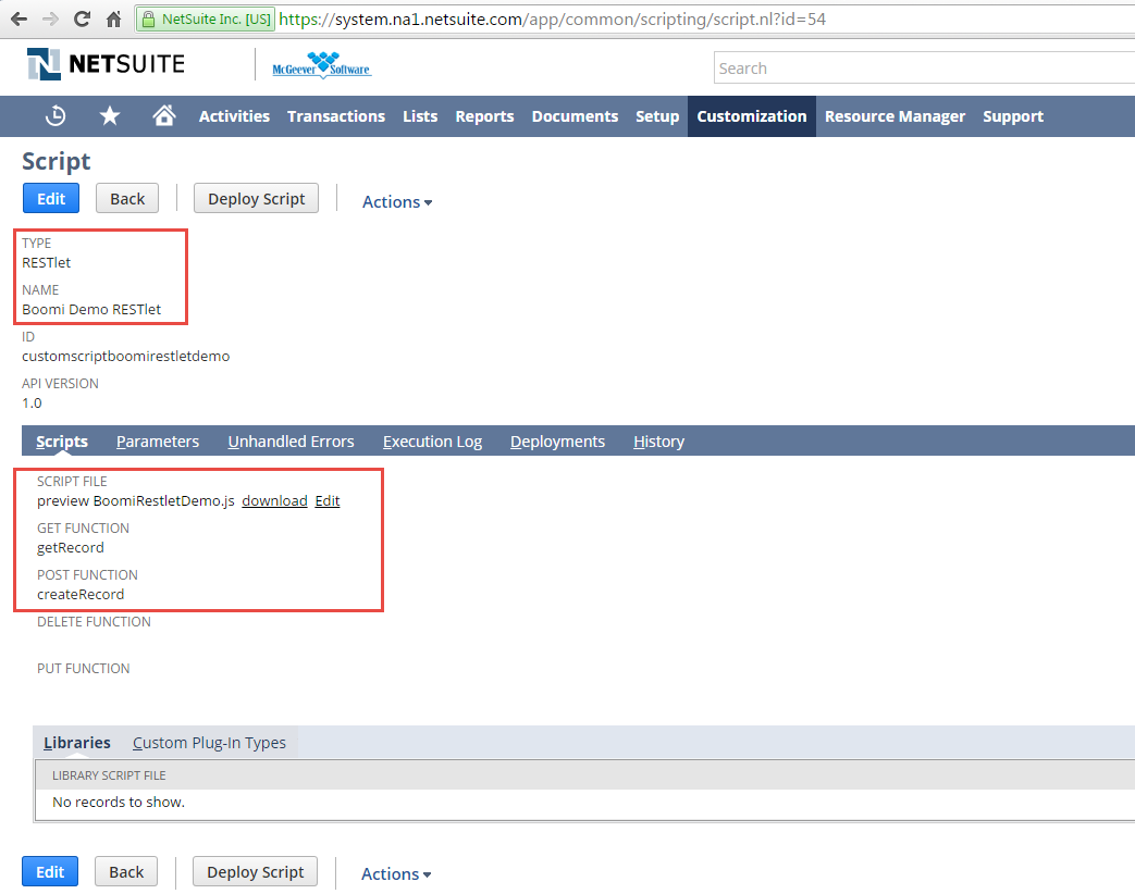 Article: How to call a NetSuite RESTlet web service - Boomi Community
