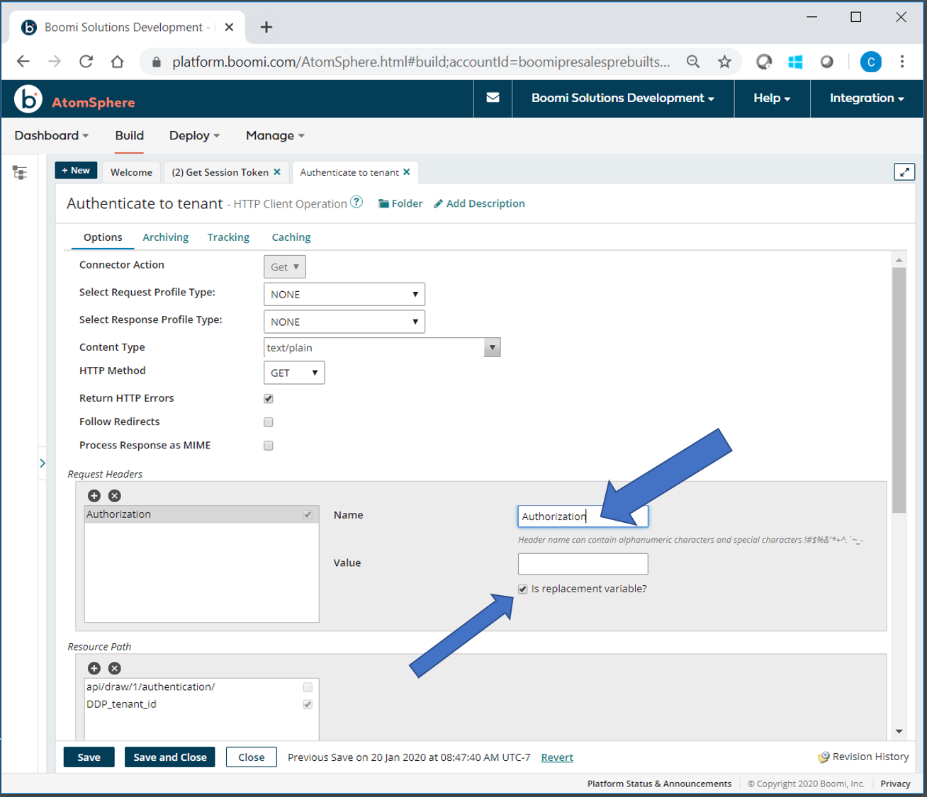 Article: Calling the Flow API with an basic runtime Process - Boomi ...