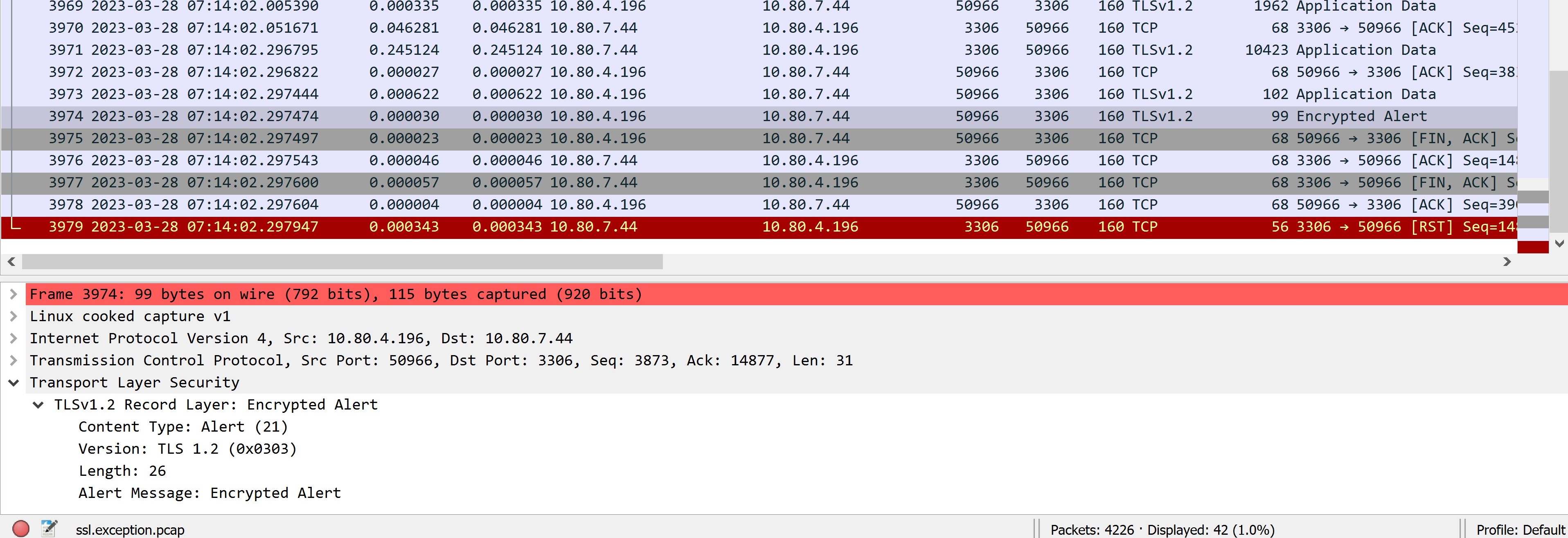Article: MySQL Database Exception: "javax.net.ssl.SSLException: closing inbound before receiving ...