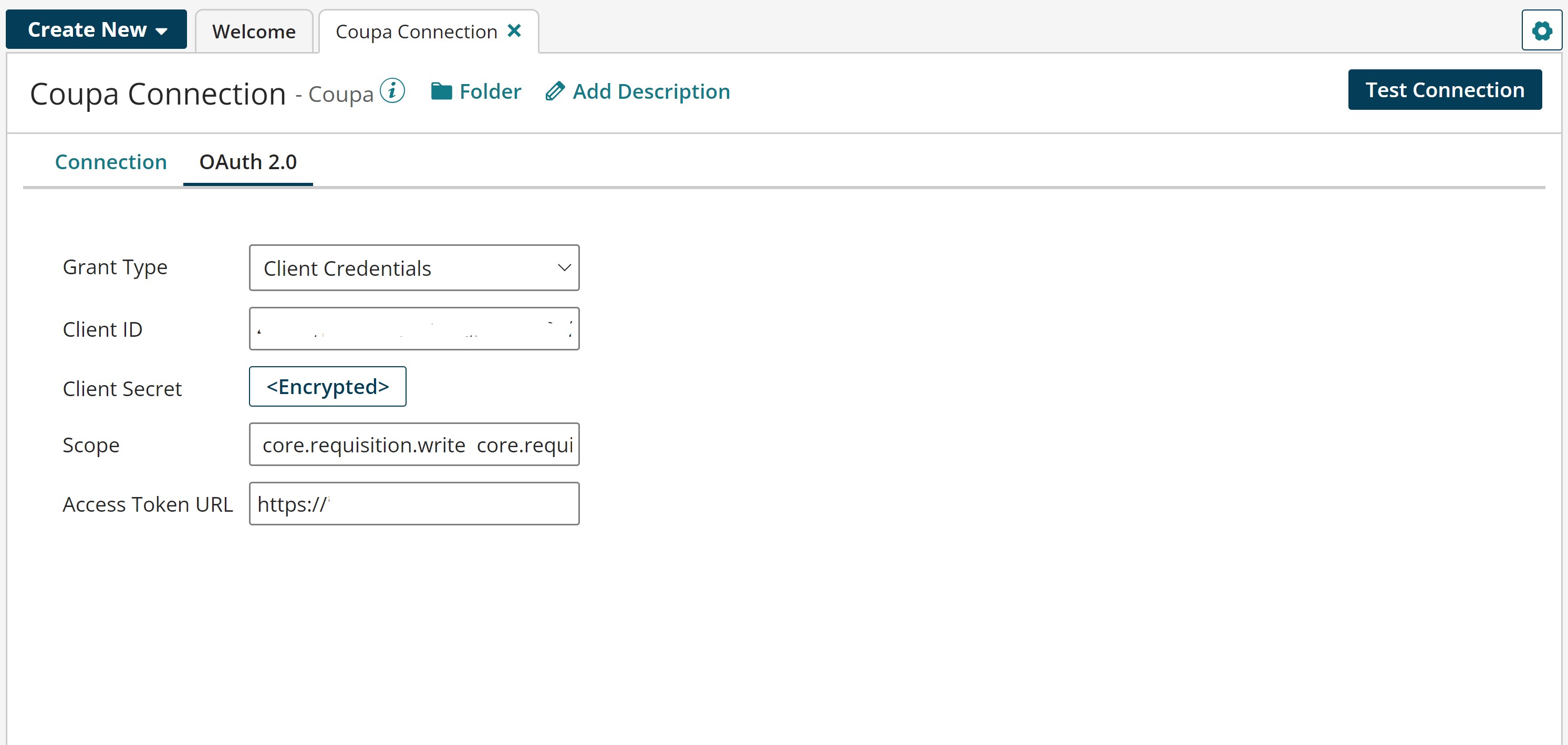 Article: OAuth2.0 Test Connection on Coupa Connector Throws Error ...