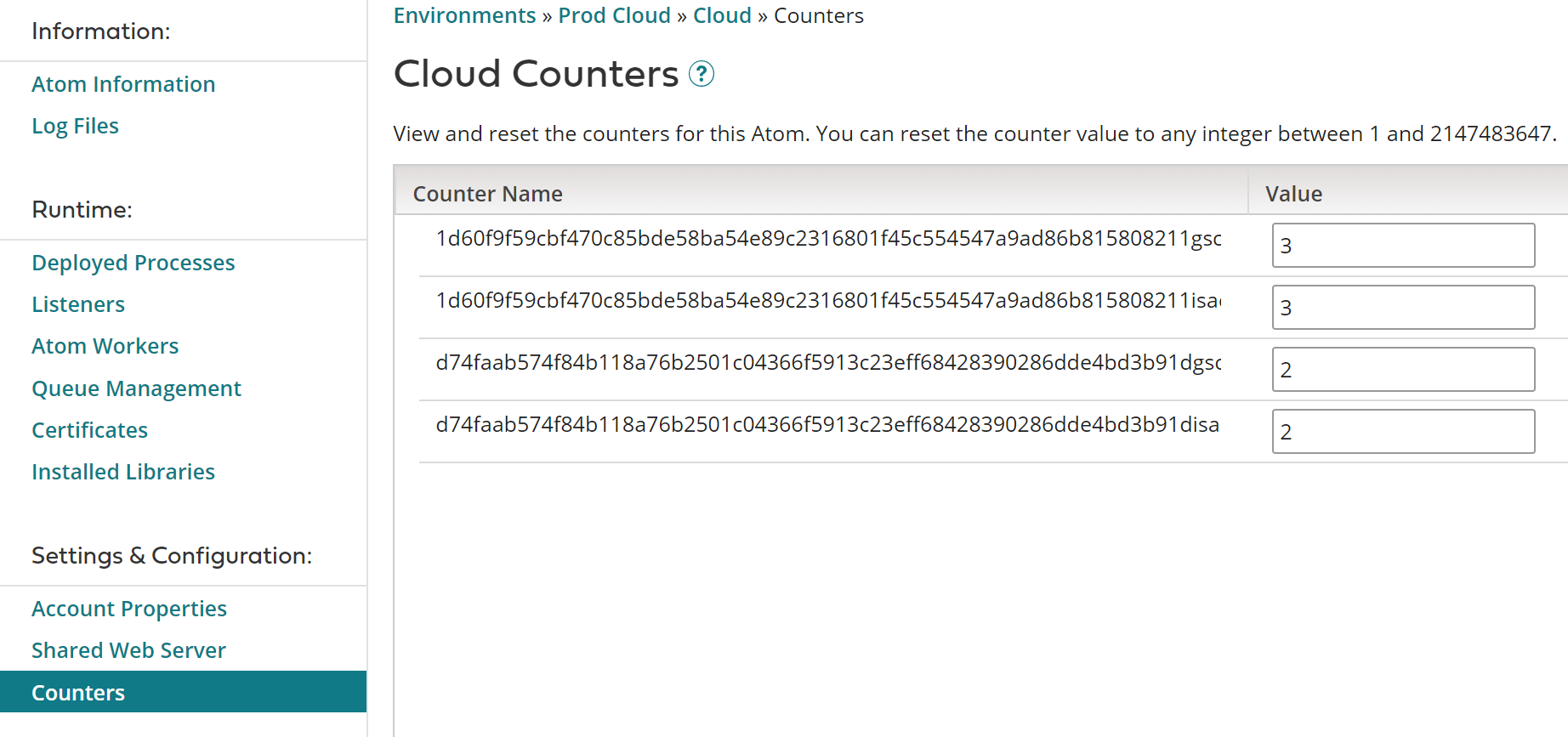 Article: How to Know Which basic runtime Counters Correspond to Which ...