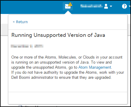 Article: Running Unsupported Version of Java - Warning Message ...