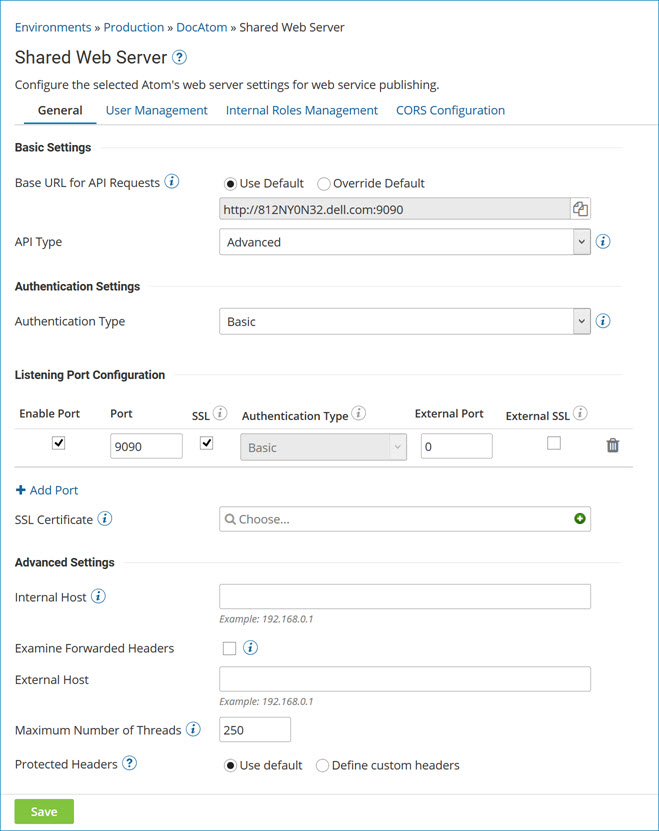 Article: Web Server Access Response "SSL Validation Failure: CName not ...