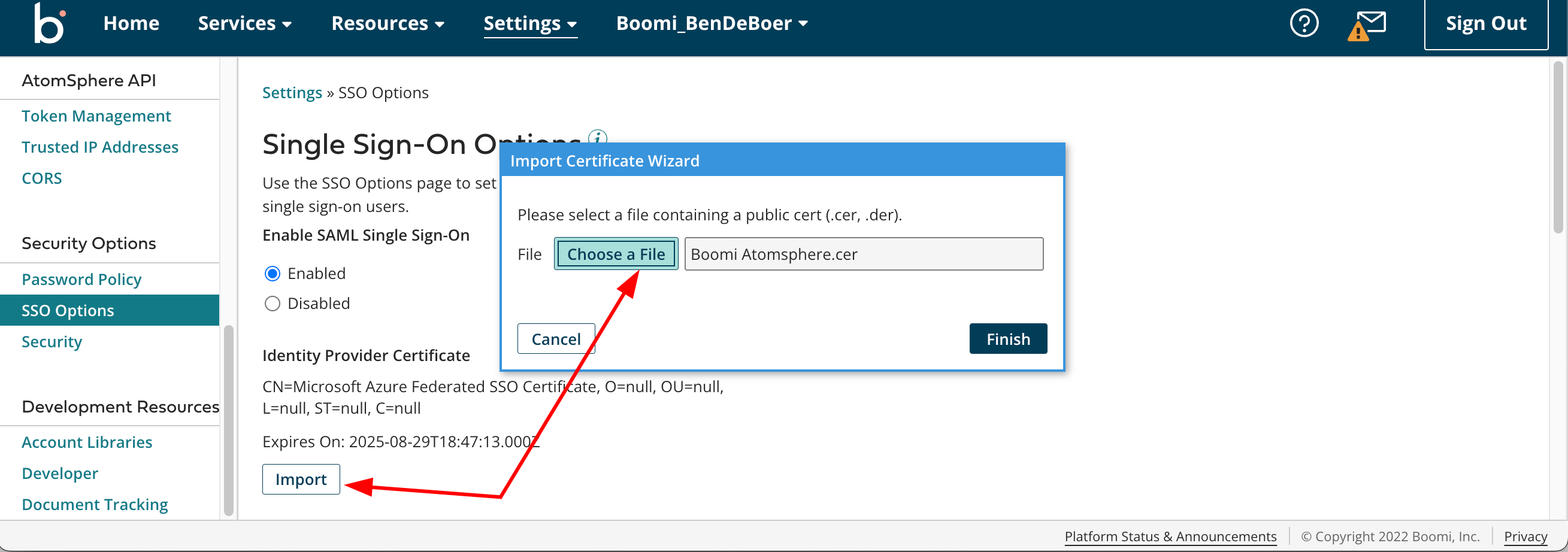 Article: Configuring Boomi Enterprise Platform Single Sign-On (SSO ...