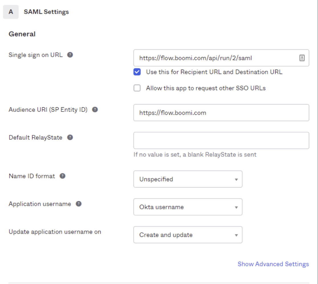 Article: Configuring an Okta SAML 2.0 Application with Boomi Flow's ...