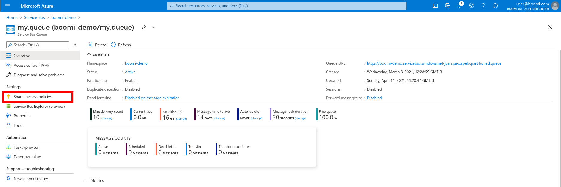 Article How To Connect To Microsoft Azure Service Bus With The Jms Connector Boomi Community
