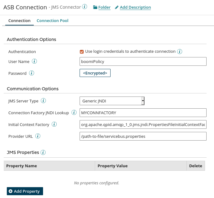 Article How To Connect To Microsoft Azure Service Bus With The Jms Connector Boomi Community