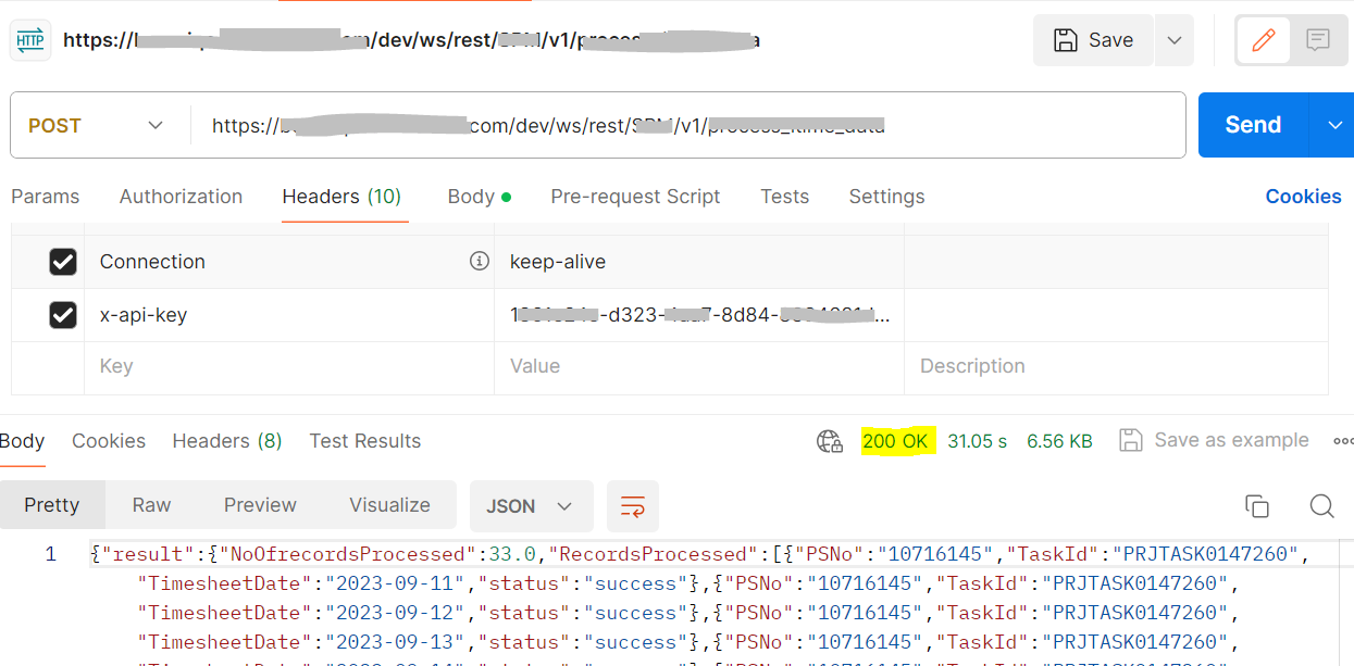 Article 504 Gateway Timeout Response On Postman Client Client Connector Even When The