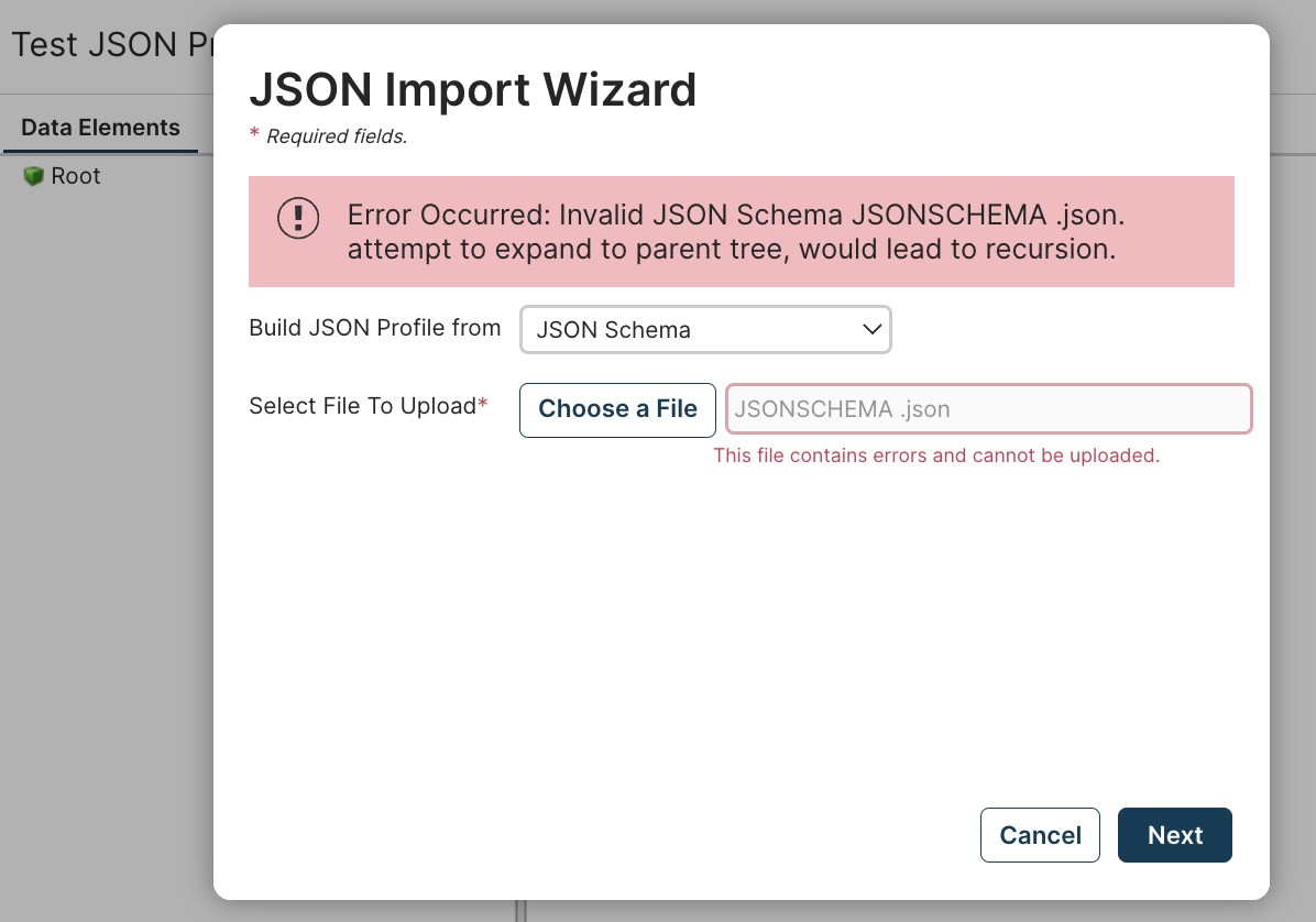 Article: Unable to import JSON Schema - Boomi Community