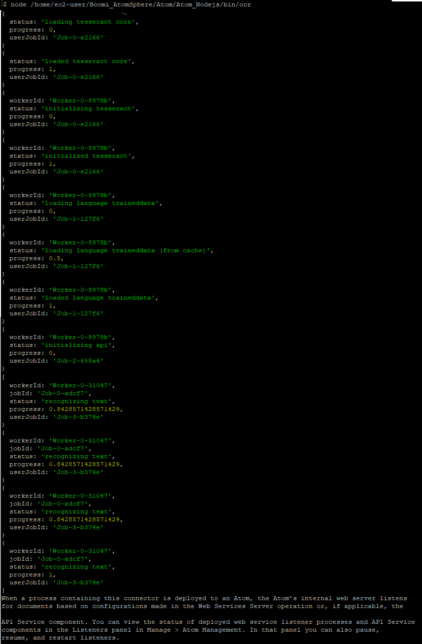 Article: OCR using Web Services Server and node(tesseract.js). - Boomi ...